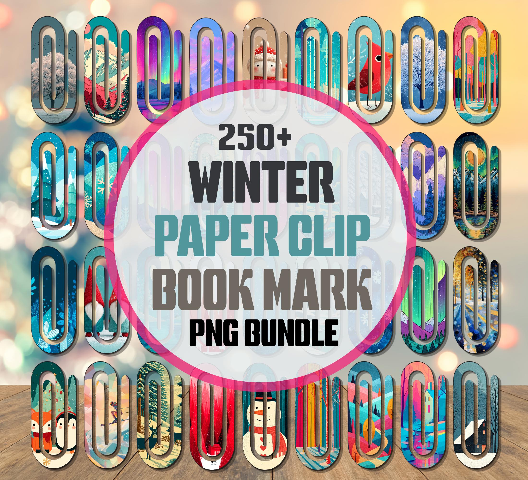 Jumbo Paper Clip Bookmark Png Bundle | Paper Clip Png | Jumbo Paper ...