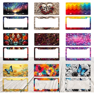 200 PNG Licence Plate Sublimation Design, Licence Plate Designs ...