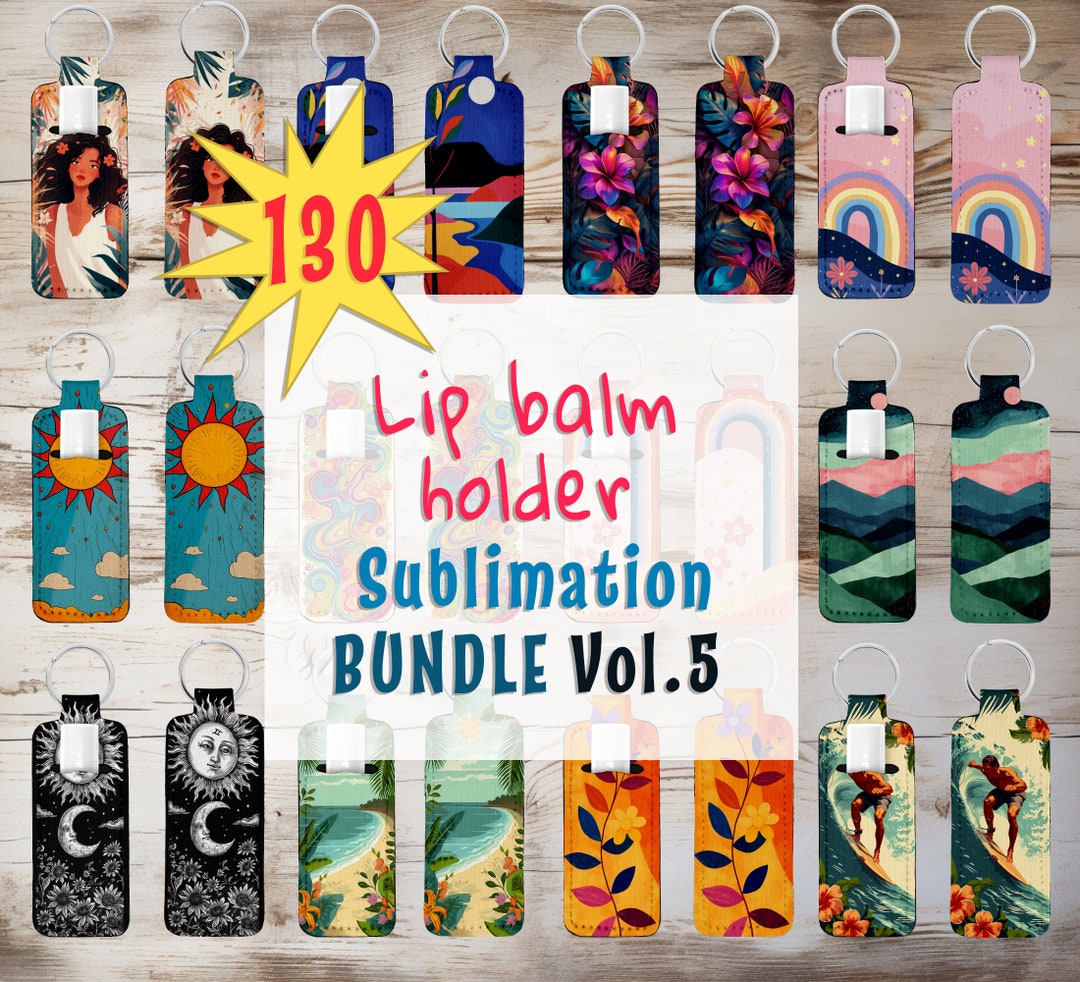 130 PNG Skinny Lip Balm Holder Sublimation Design, Lip Balm Designs ...