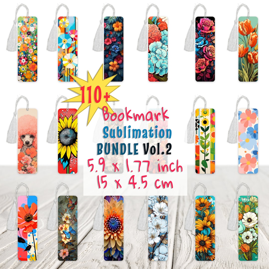 110 Bookmark Png Sublimation Design, Bookmark Designs, Bookmark ...
