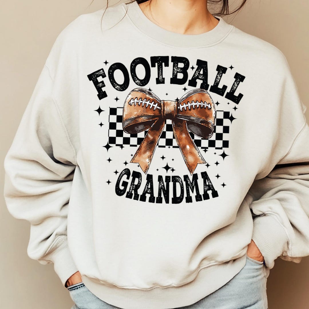 Coquette Football Grandma Png, Football Bow, Football Grandma, Game Day ...