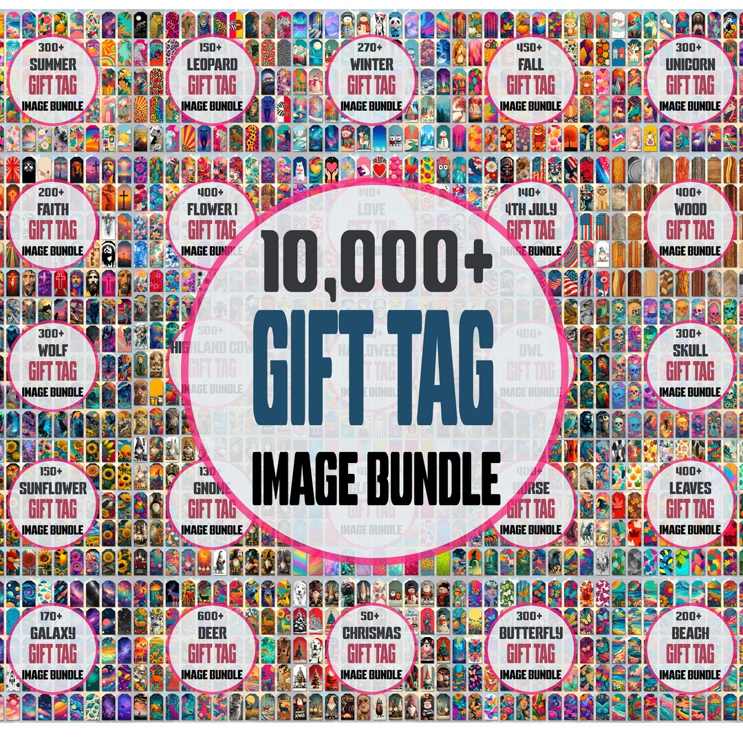 10000 Gift Tag Sublimation Design PNG, Gift Tag Designs, Luggage Tag ...