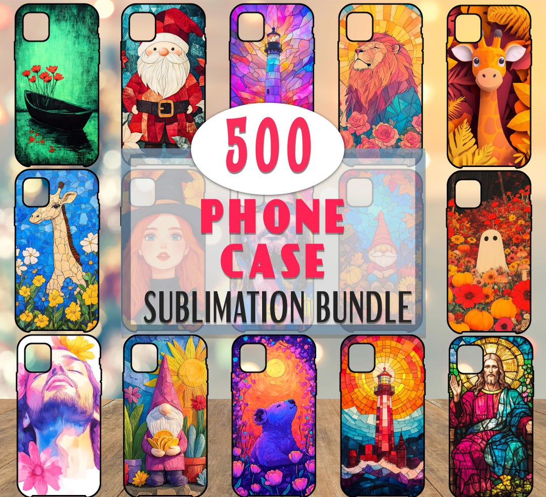 500 PNG Phone Case Sublimation Design, Templates for Custom Phone Cases ...