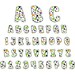 Halloween Doodle Letters With Clip Art PNG Files, Doodle Alpha Bundle ...