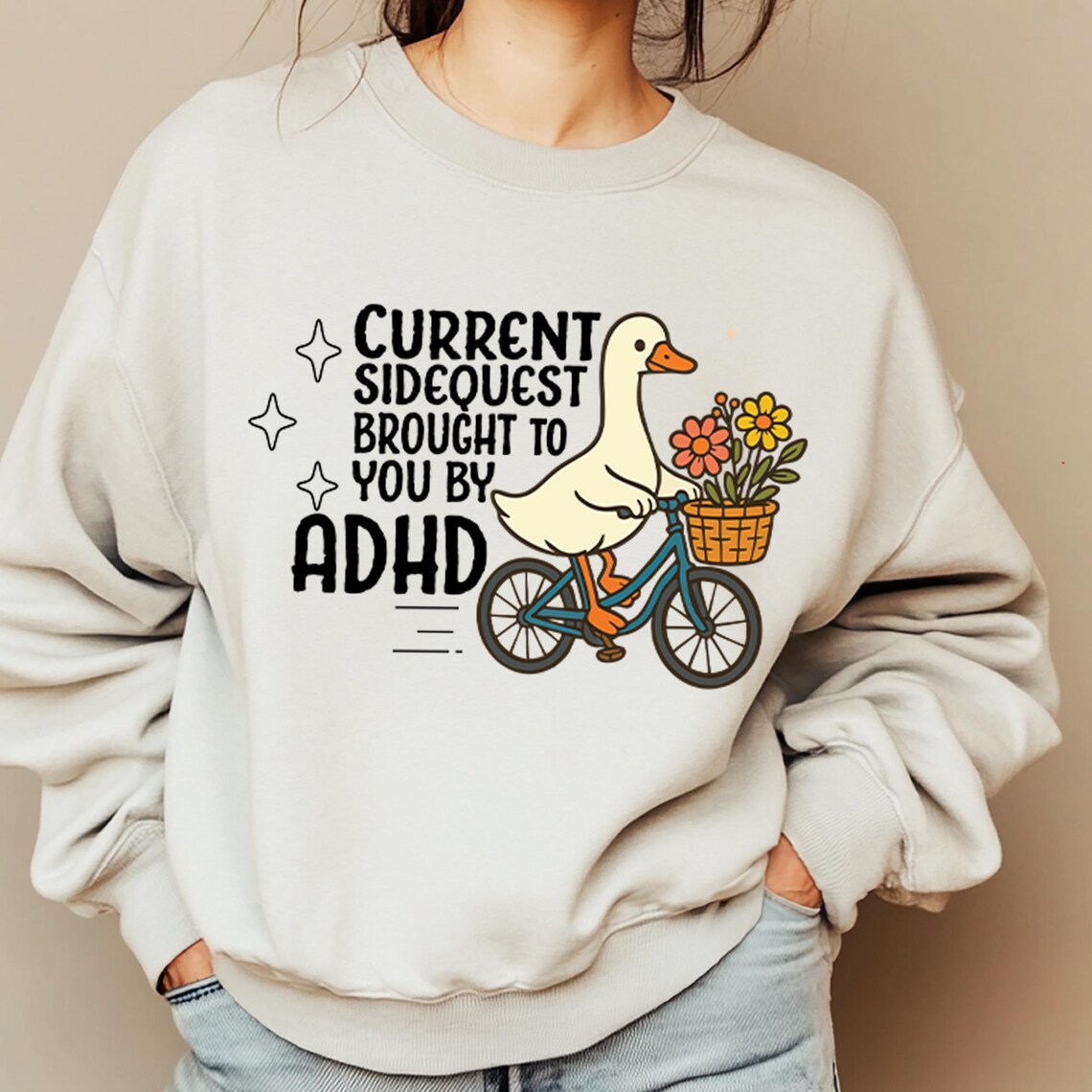 Side Quest Brought to You by ADHD Svg, Funny Svg, ADHD Svg, Sarcastic ...