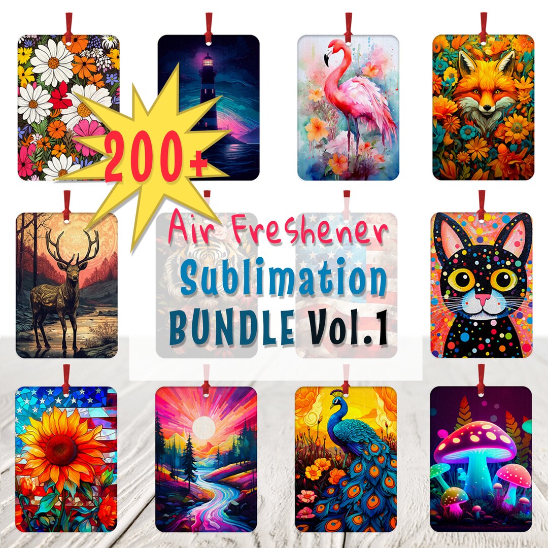 200 PNG Air Freshener Sublimation Design, Air Freshener Designs,instant ...
