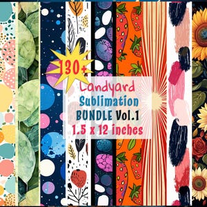 130 Lanyard Sublimation Design PNG, Lanyard Designs, Lanyard Bundle ...