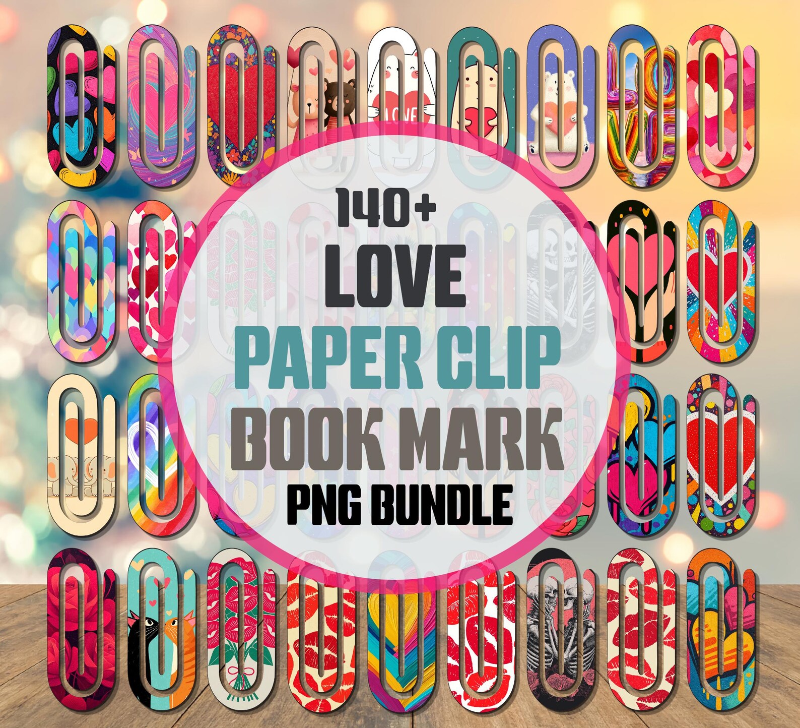 Jumbo Paper Clip Bookmark Png Bundle | Paper Clip Png | Jumbo Paper ...