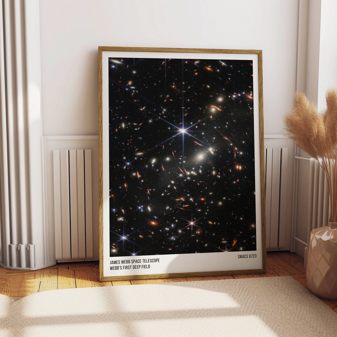 Webb's First Deep Field James Webb Space Telescope Poster Stunning ...