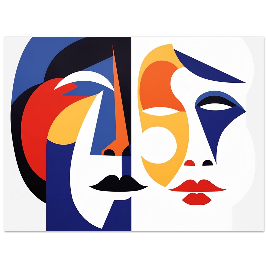 Division Abstract Wall Art, Abstract Art Print, Original Art Print ...