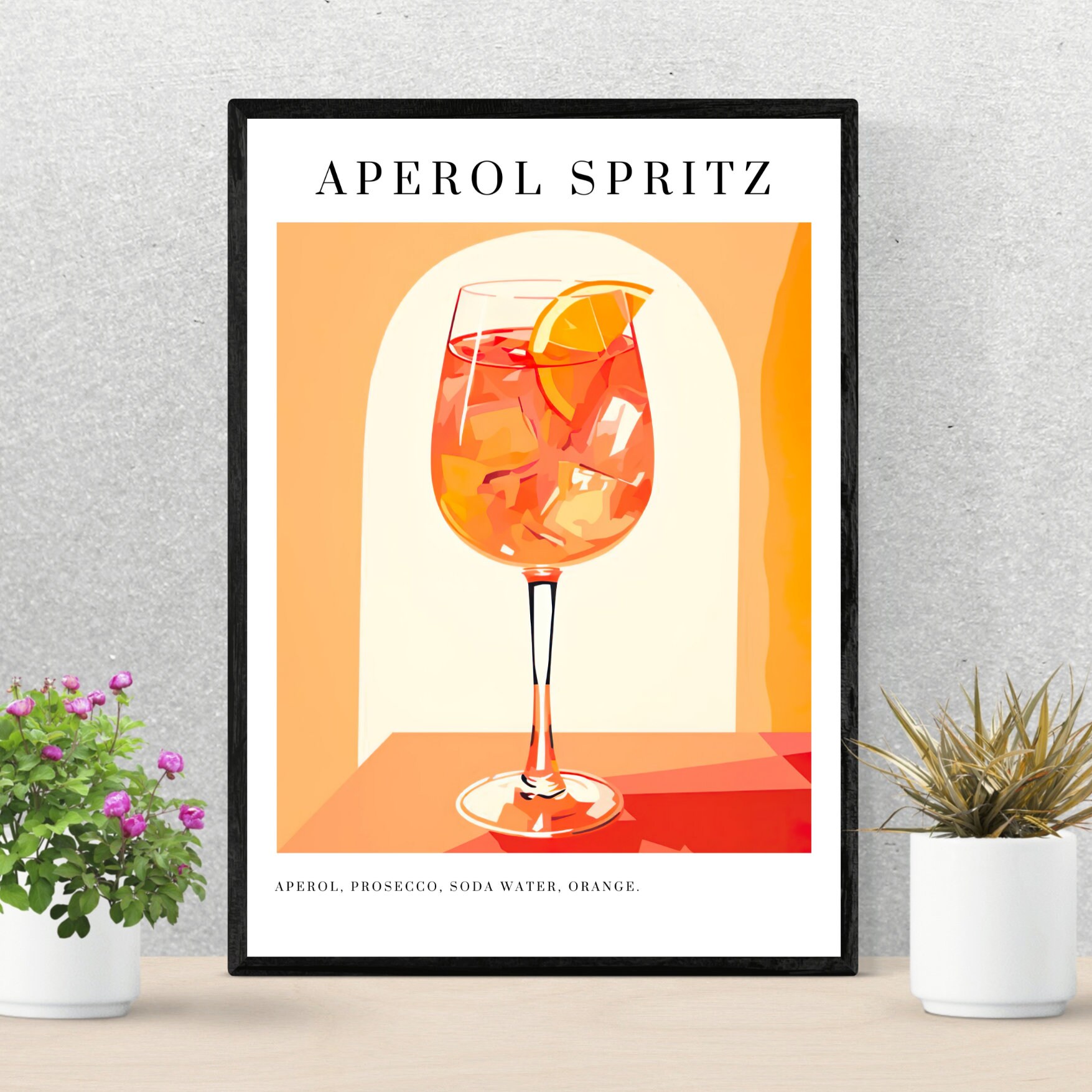 Aperol Spritz Poster, Aperol Spritz Print, Aperol Poster, Cocktail ...