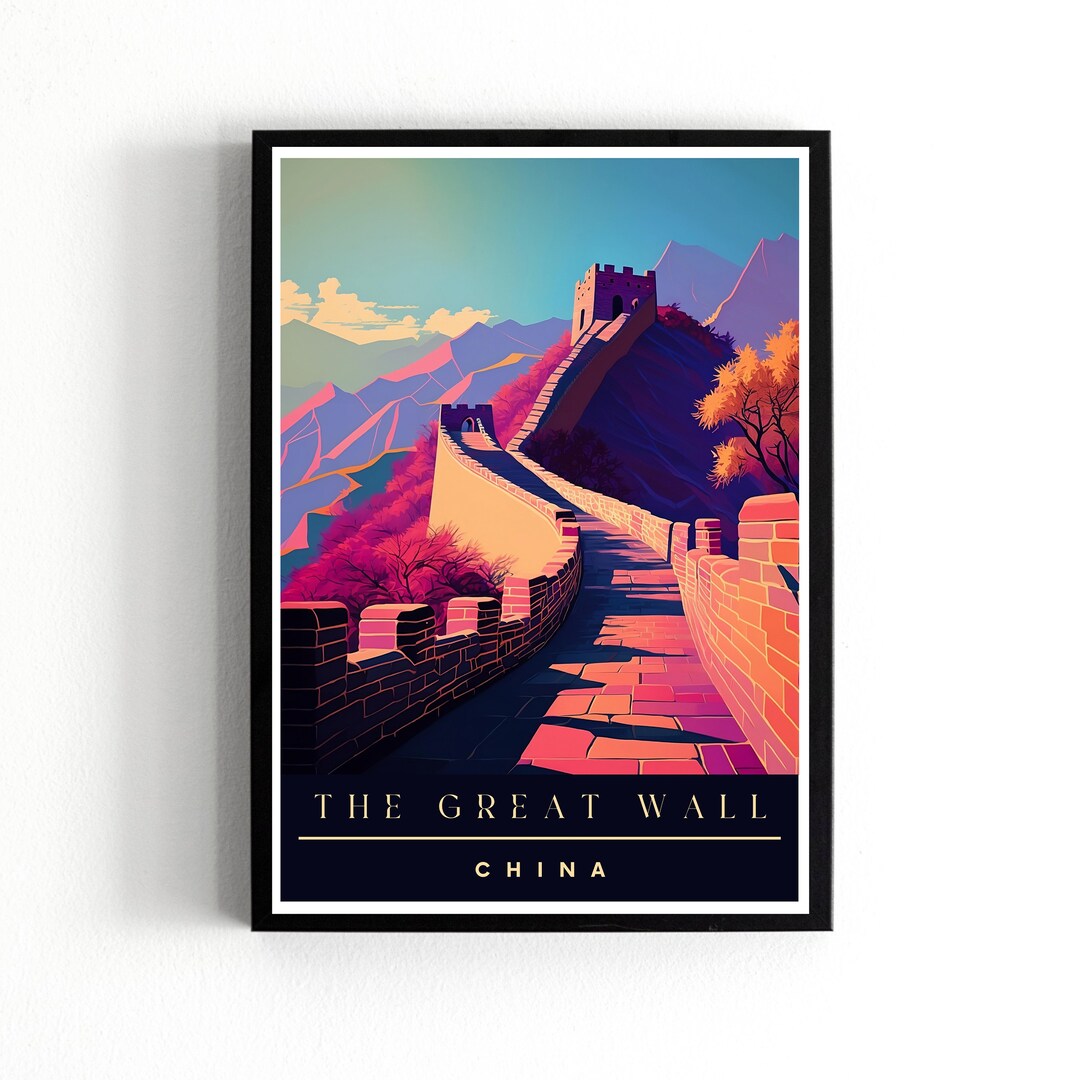 Great Wall of China Print, Great Wall of China Poster, Great Wall of ...