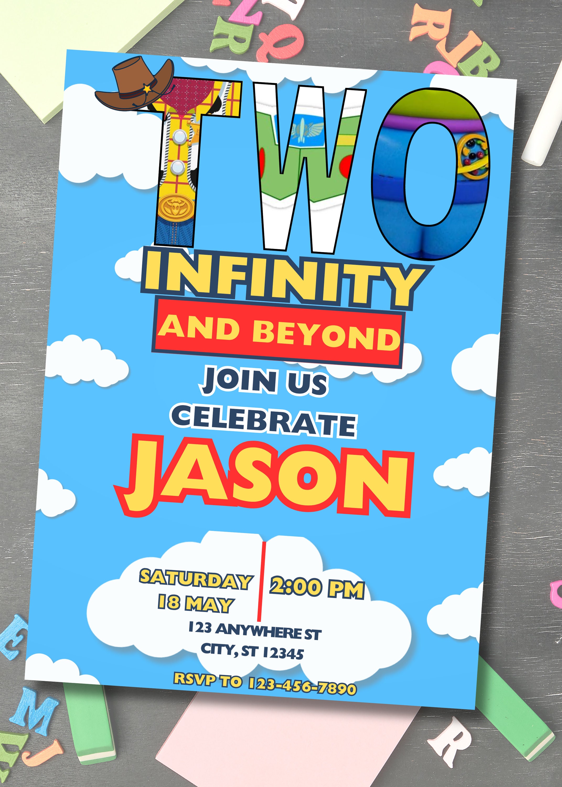 Toy Story "two" Infinity and Beyond Birthday Bundle - Etsy