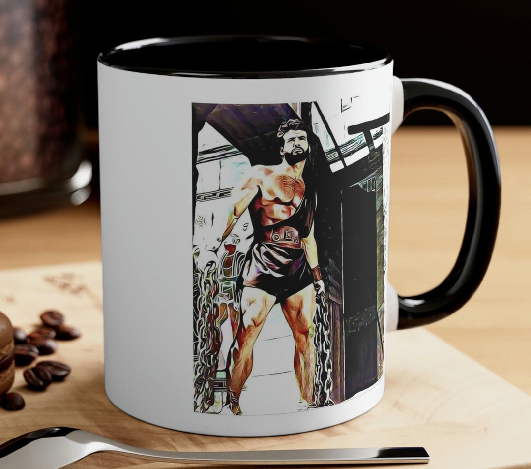 Hercules Coffee Mug, Bodybuilder, 50's Male Physique Pictorial, Movie ...