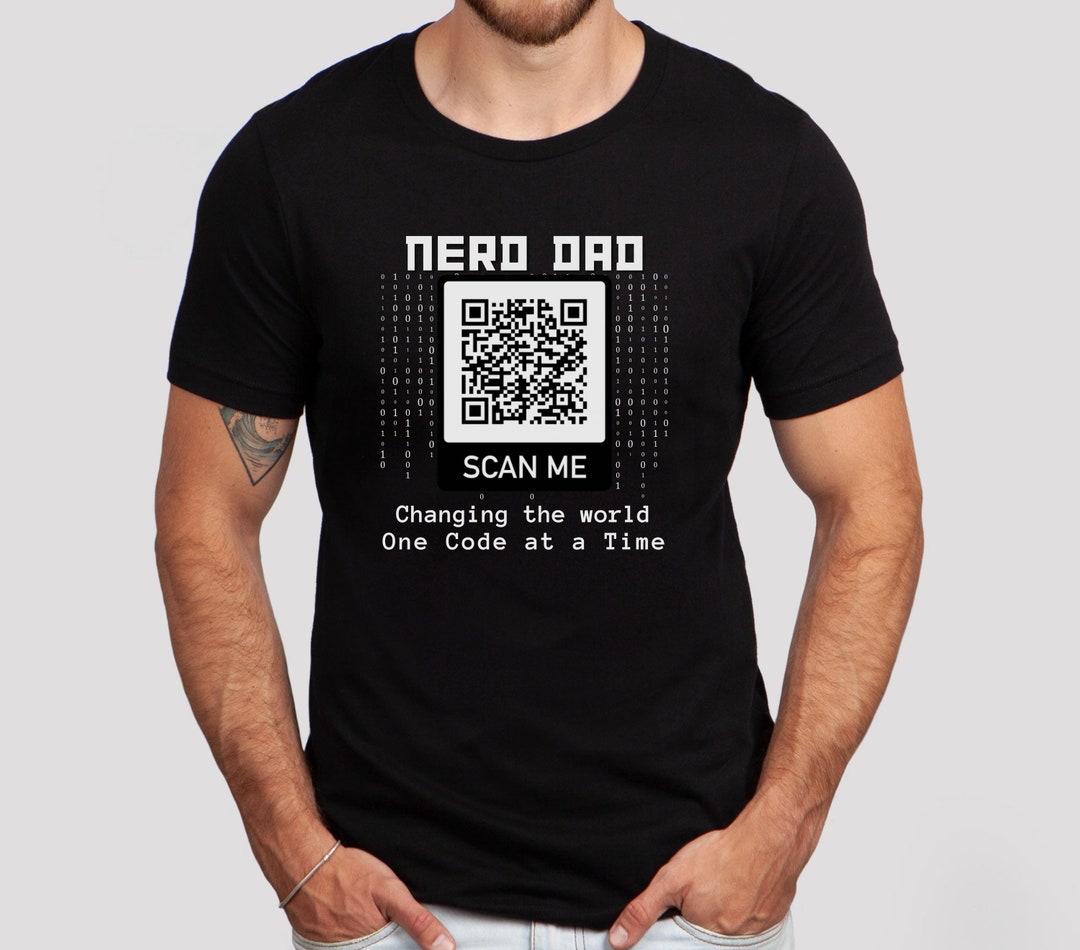 Nerd Dad Code Shirt, Changing the World One Code at a Time Shirt, Rick ...