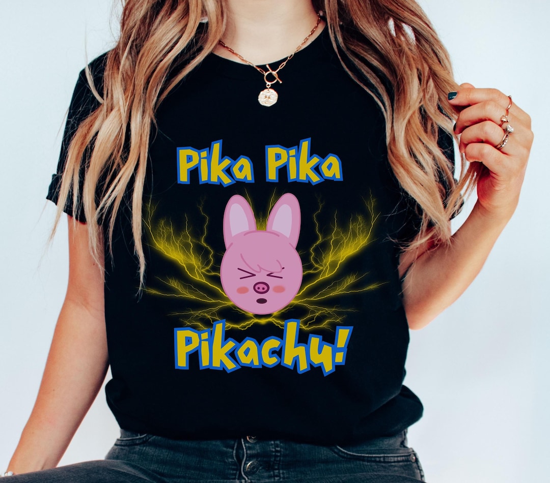 Dwaekki Pikachu Shirt, Skzoo Shirt, Stray Kids Shirt, Changbin Shirt ...