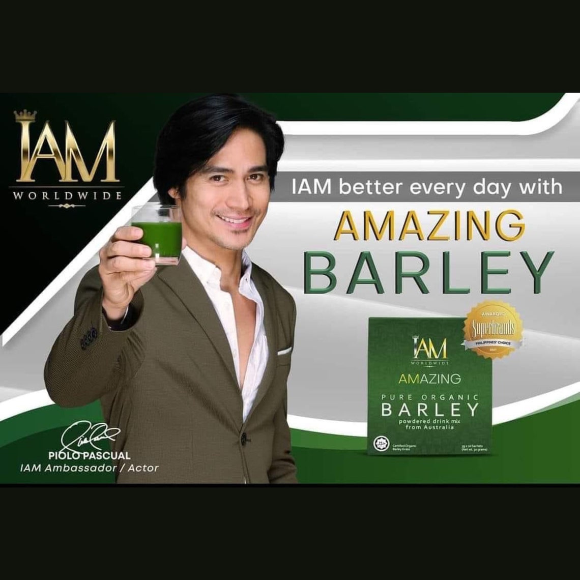 Organic Barley Grass Powder Drink Mix - High in Fiber and Antioxidants ...