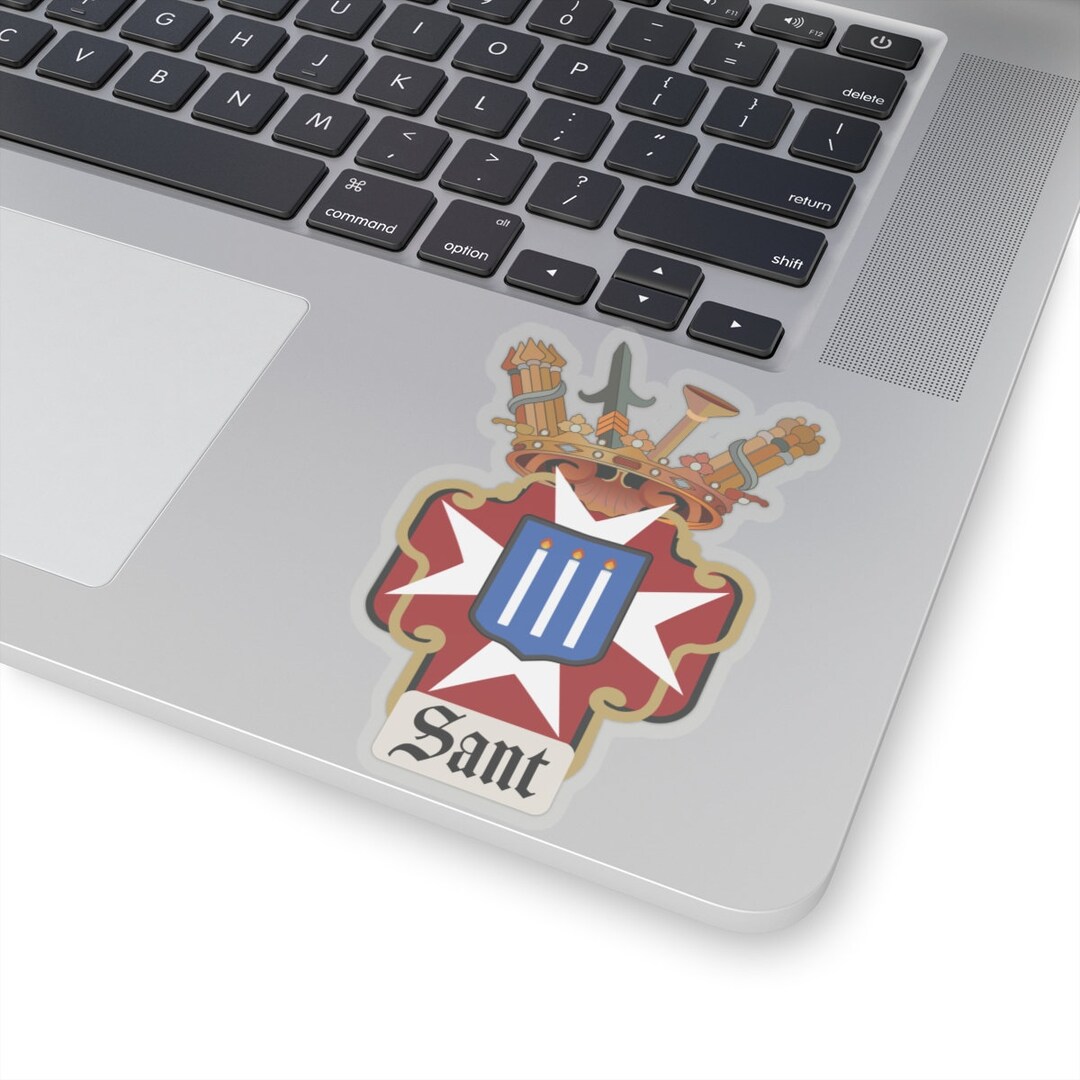 SANT Maltese Surname Family Crest Sticker - Etsy