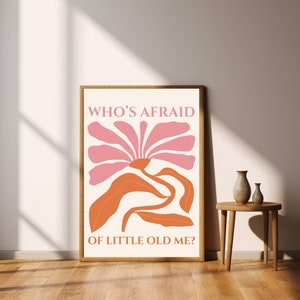Who's Afraid of Little Old Me Poster the Tortured Poets Department Wall ...