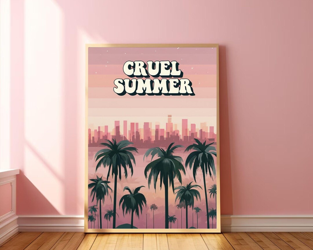 Cruel Summer Poster Cute Artwork Teenage Girl Gift Cruel Summer Lover ...