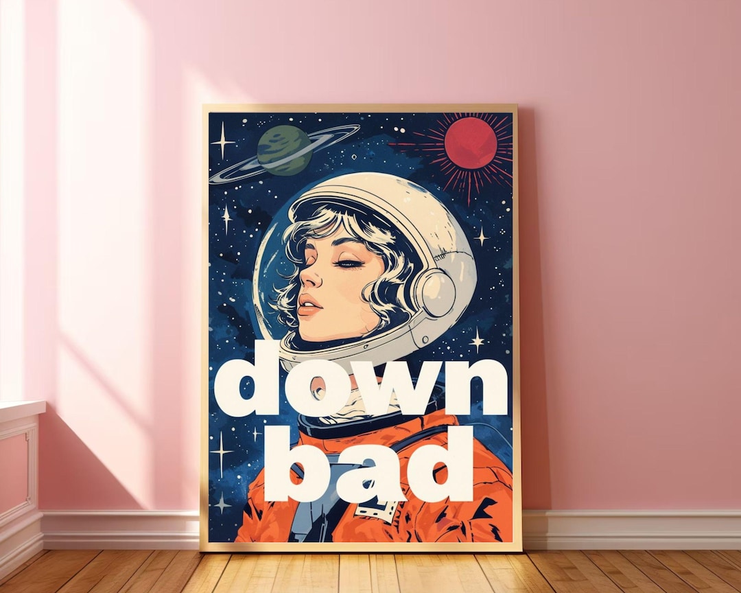 Down Bad Vintage Print Ttpd Print the Tortured Poets Down Bad Crying at ...