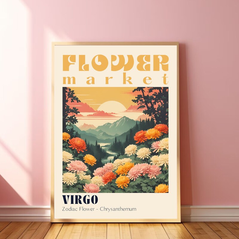 Virgo Poster - Etsy