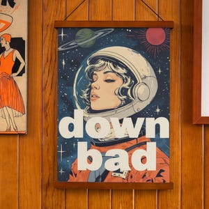 Down Bad Vintage Print Ttpd Print the Tortured Poets Down Bad Crying at ...