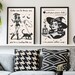 Cowboy Like Me Poster Halloween Witchy Art Witch Black Cat Art Moody ...