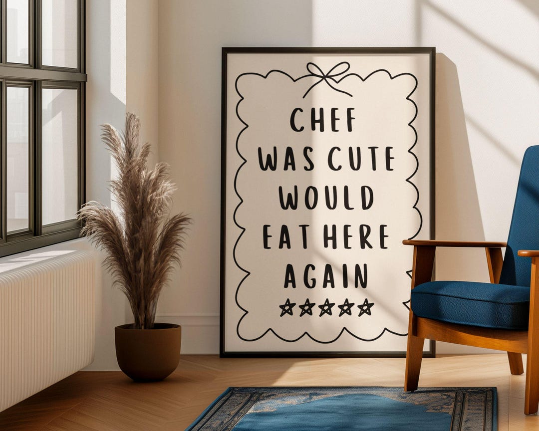 Chef Was Cute Would Eat Here Again Art 5 Five Star Review Cute Cooking ...