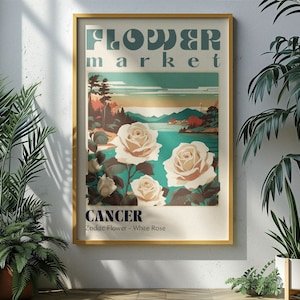 Cancer Printable Art Cancer Poster Cancer Zodiac Print Cancer Zodiac ...