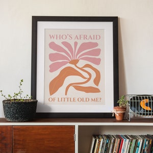 Who's Afraid of Little Old Me Poster the Tortured Poets Department Wall ...