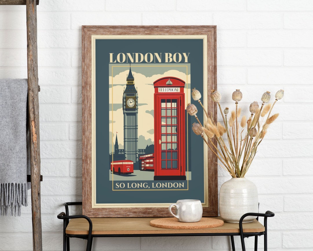 So Long London Boy Poster Ttpd Poster so Long London Poster Retro ...