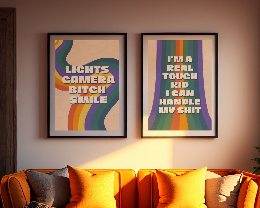 Set of 2 Bundle Rainbow Pride Decor Pride Month Posters Pride Month ...