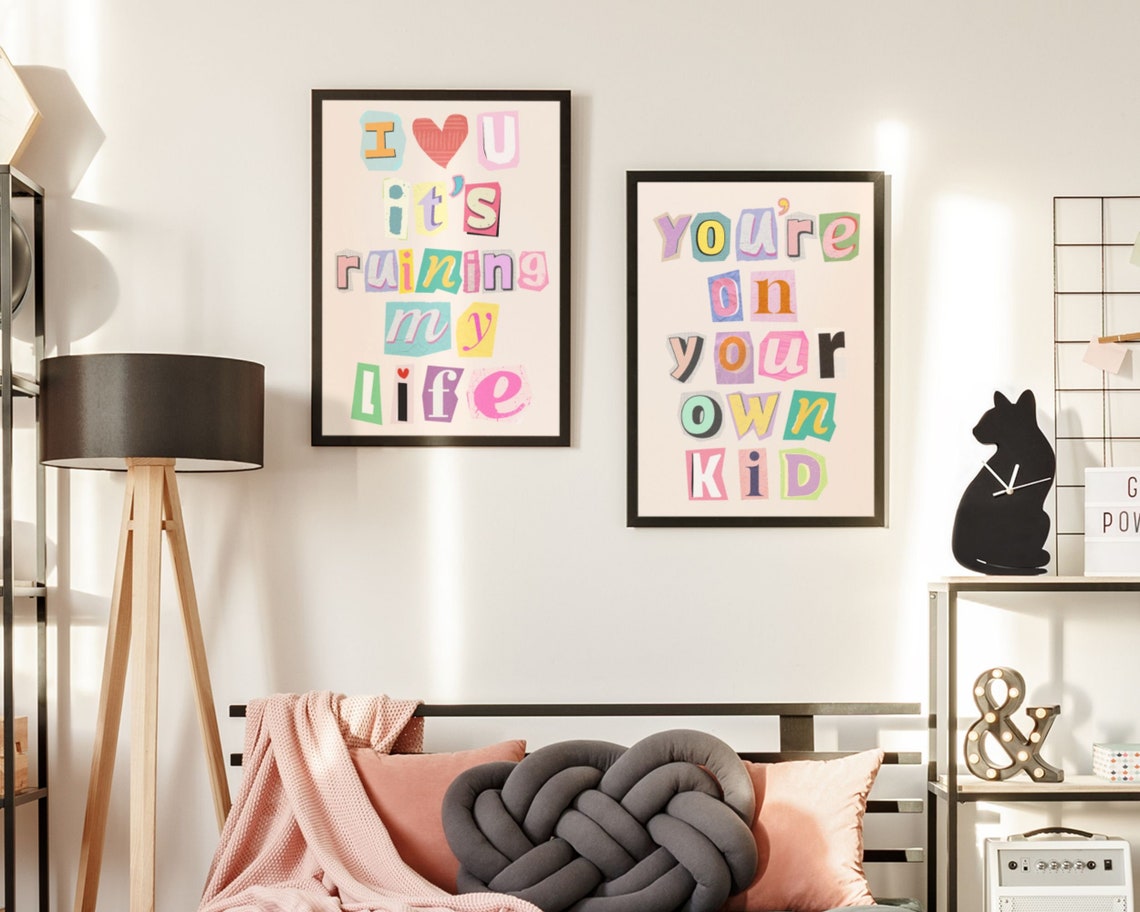 I Love You It's Ruining My Life Art Fortnight Print Ttpd Wall Art ...