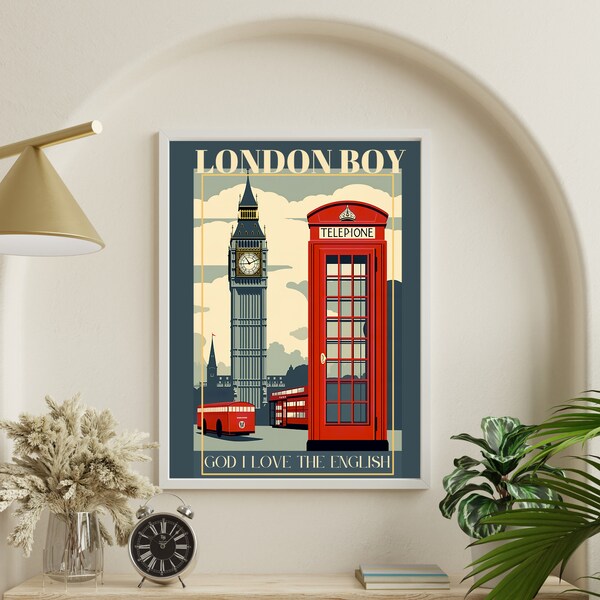 London Print - Etsy