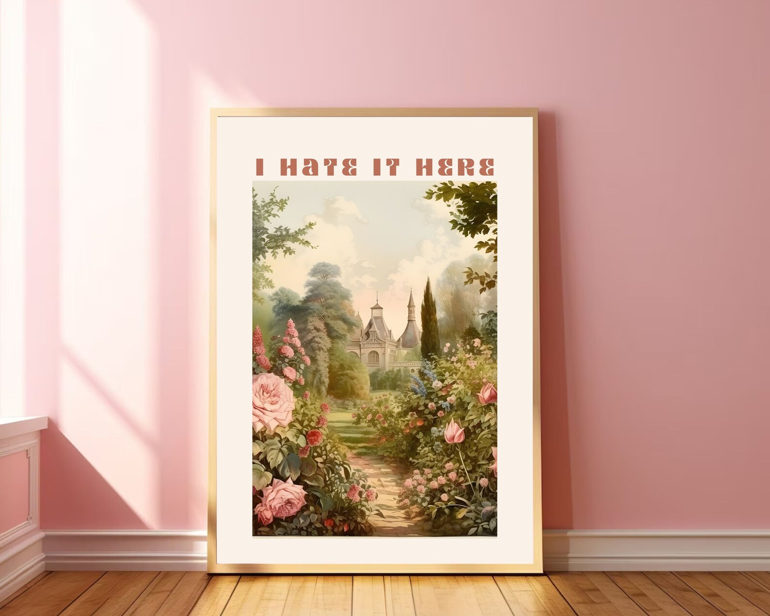 I Hate It Here Print Ttpd Print Tortured Poets Print Secret Gardens Art ...