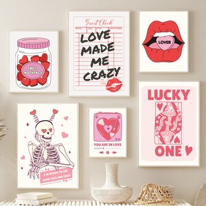 You Are in Love Poster Retro Valentinesday Lover Vday Posters ...