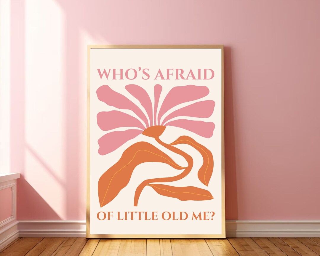 Who's Afraid of Little Old Me Poster the Tortured Poets Department Wall ...
