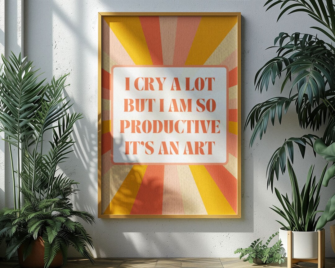 I Can Do It With A Broken Heart Ttpd Poster I Cry A Lot but I'm so ...