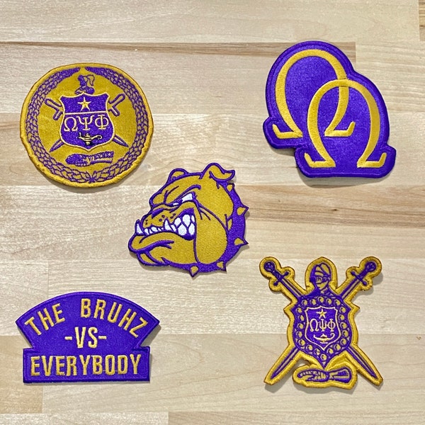 Omega Psi Phi Fraternity Patches - Etsy