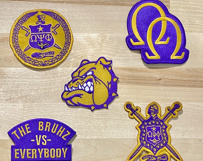 Omega Psi Phi Gold Boots Creed Purple and Old Gold Design by Apparel by ...