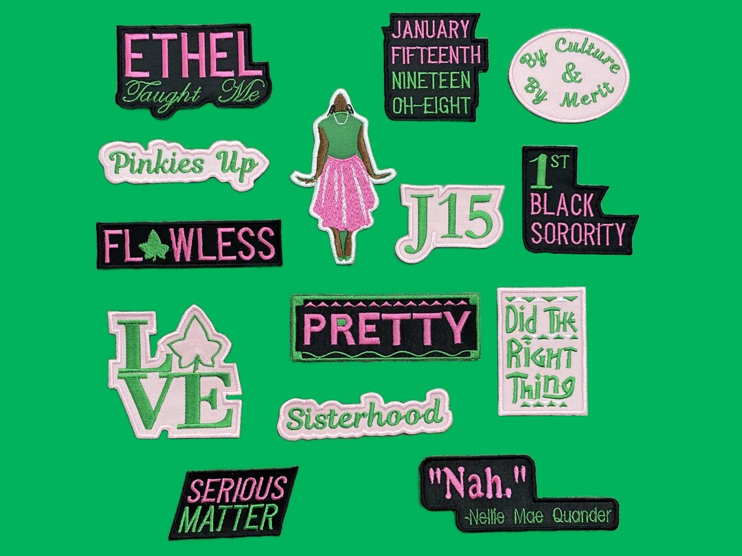 Pick 1 AKA Patch , Assortment, Embroidered Patch, Iron-on, Sew-on ...