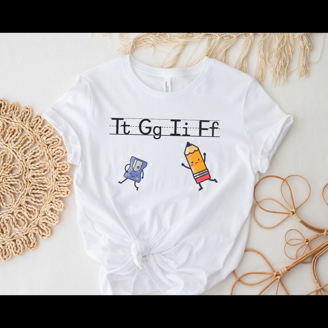 TGIF Teacher Shirt Friday Alphabet Teacher Tee Friyay Letter - Etsy