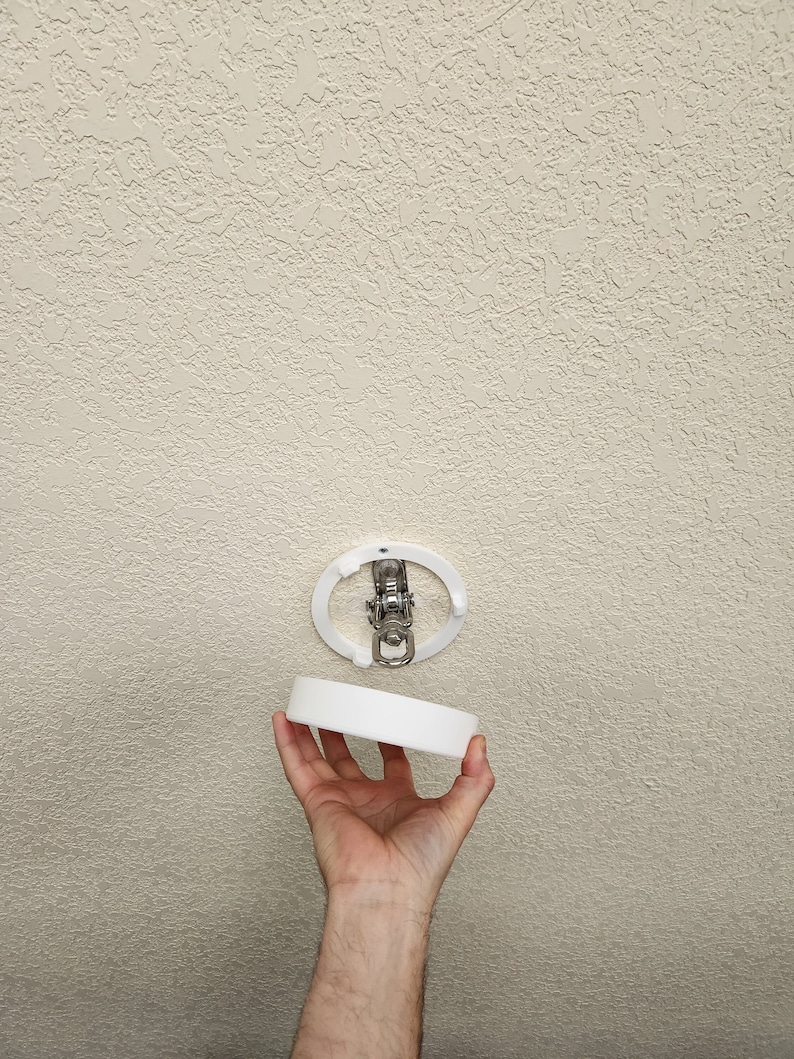 KIT: Swing Hook Cover and Swivel Hook (patent Pending) Faux Fire Smoke ...