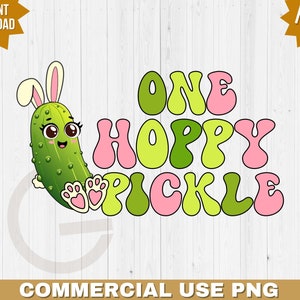 Retro Easter Pickles Sublimation Png File, Easter Pickles Clipart, One ...