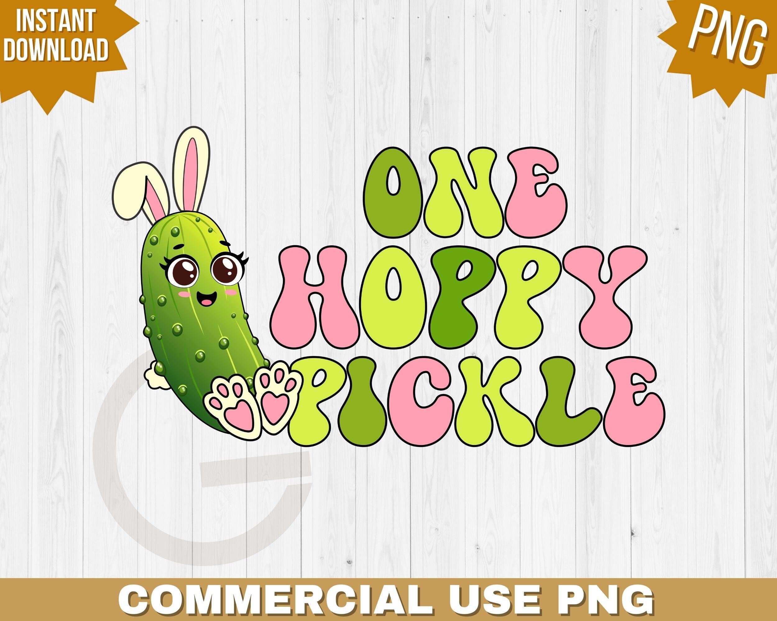 Retro Easter Pickles Sublimation Png File, Easter Pickles Clipart, One ...