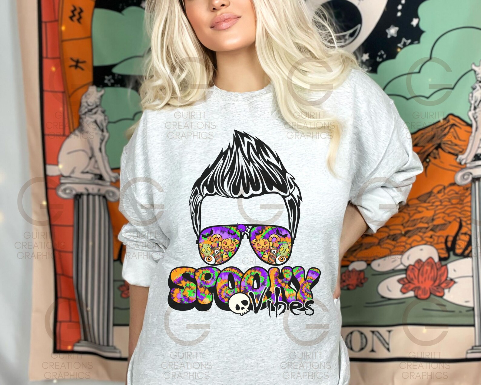 Spooky Vibes PNG Halloween Sublimation File Spooky Vibes - Etsy