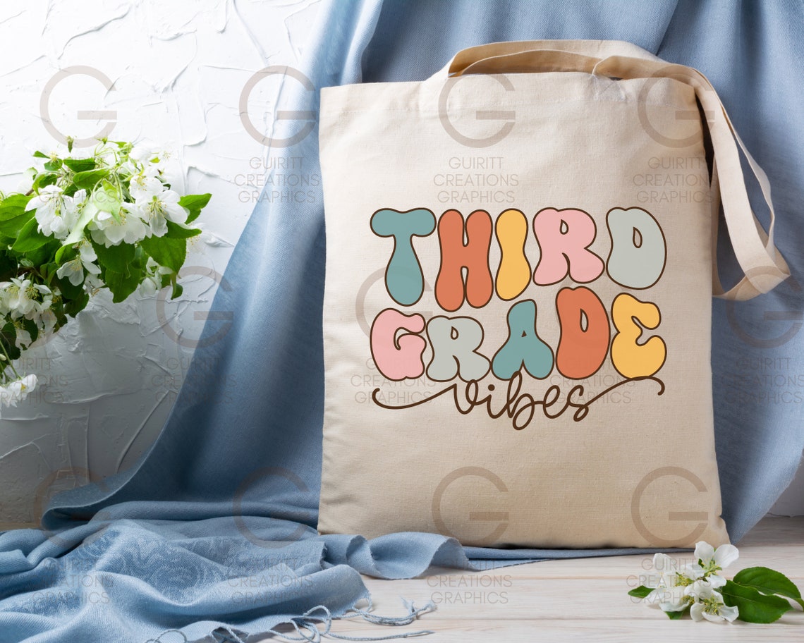 Back to School Vibes Groovy Bundle, Retro First Day of School ...