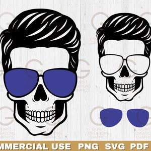 Dad Life Skull Svg, Dad Life Digital File, Skull Dad Life Instant ...