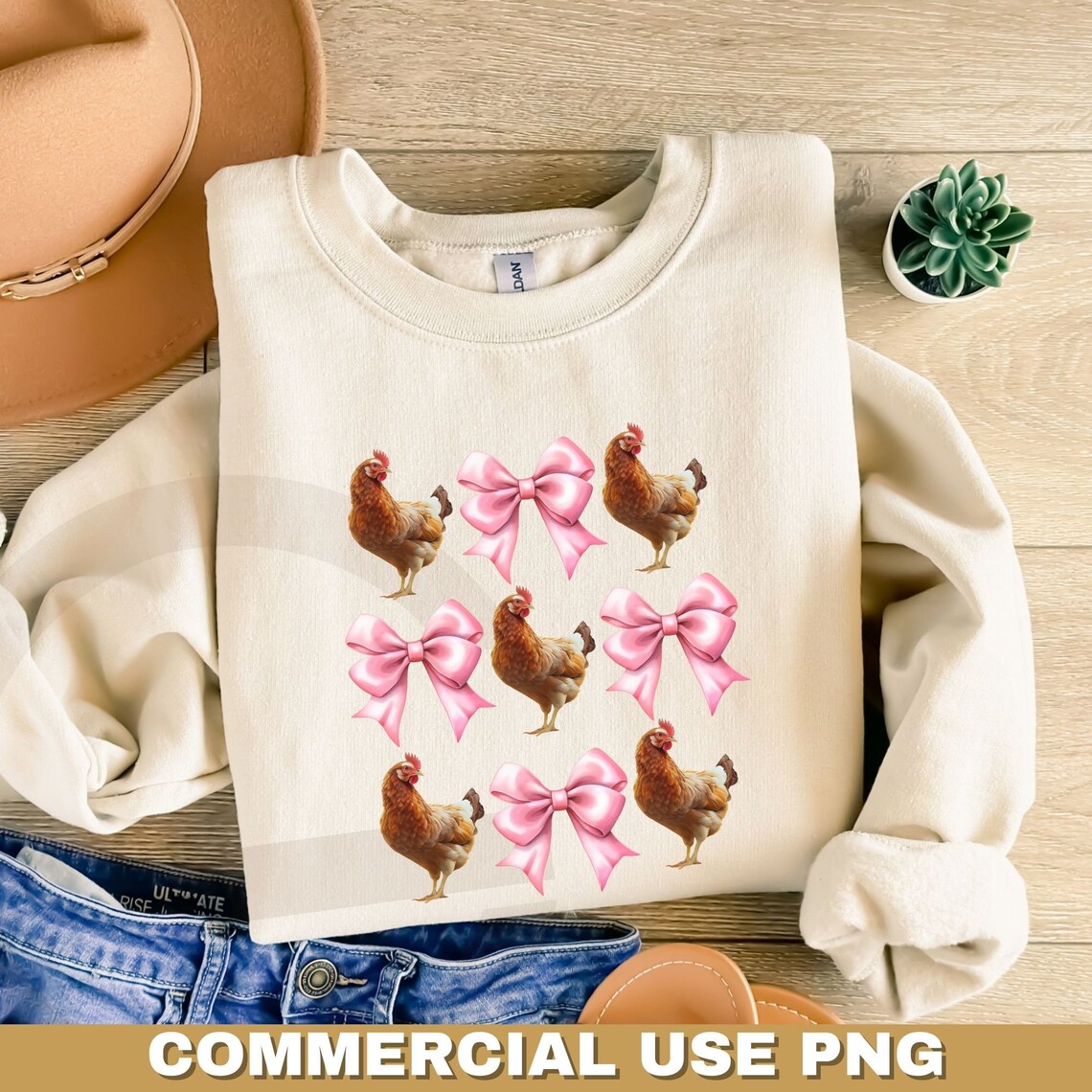 Coquette Chicken Lovers Sublimation Png, Farm Life Png File, Pink ...